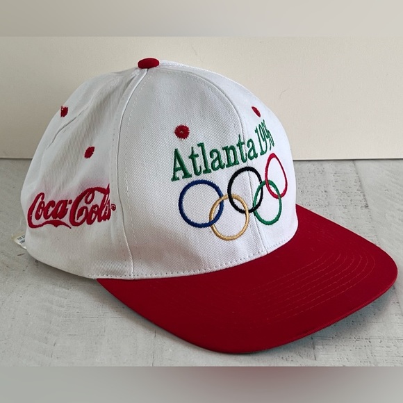 KC caps | Accessories | Vintage Coca Cola Sponsored 996 Olympics Snapback Hat | Poshmark